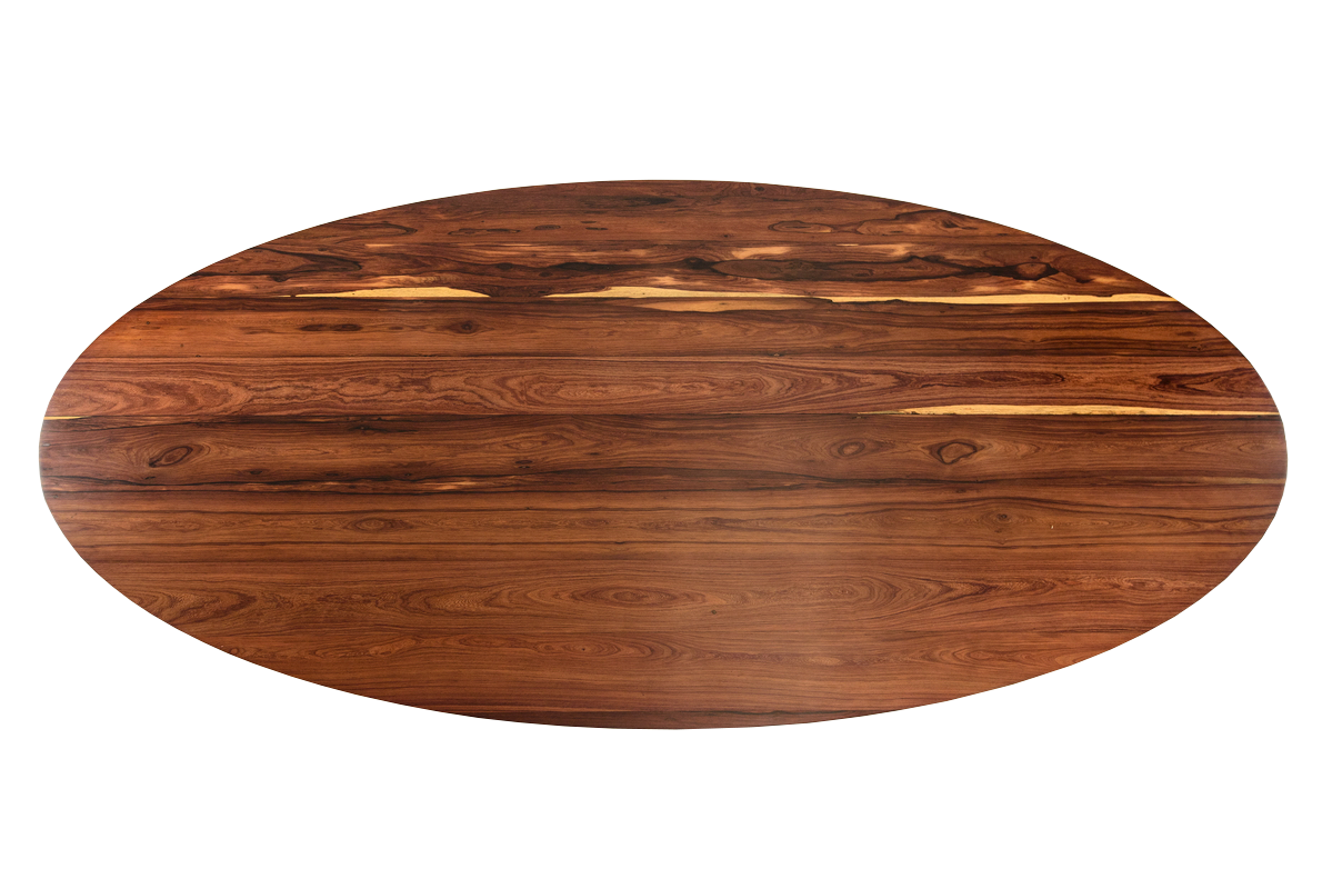 Bespoke Grand Oval Reclaimed Hardwood Top · P. Tendercool